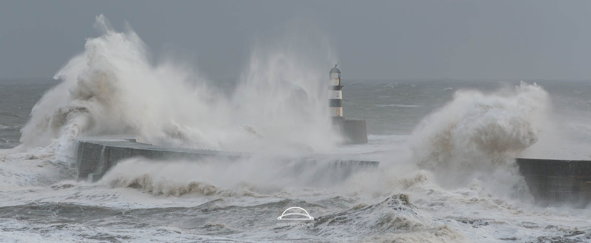Seaham Pier Storm | Panoramic | Landscape Photography | North East ...